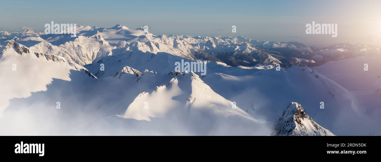 Canadian Mountain Landscape. Nature Background. Aerial Stock Photo - Alamy
