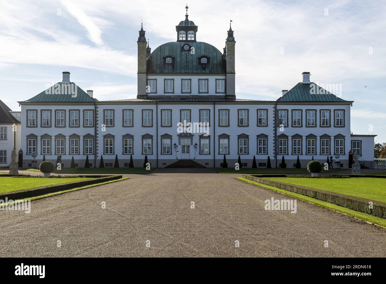 The construction of "Fredensborg Castle" was begun in 1719. After its ...