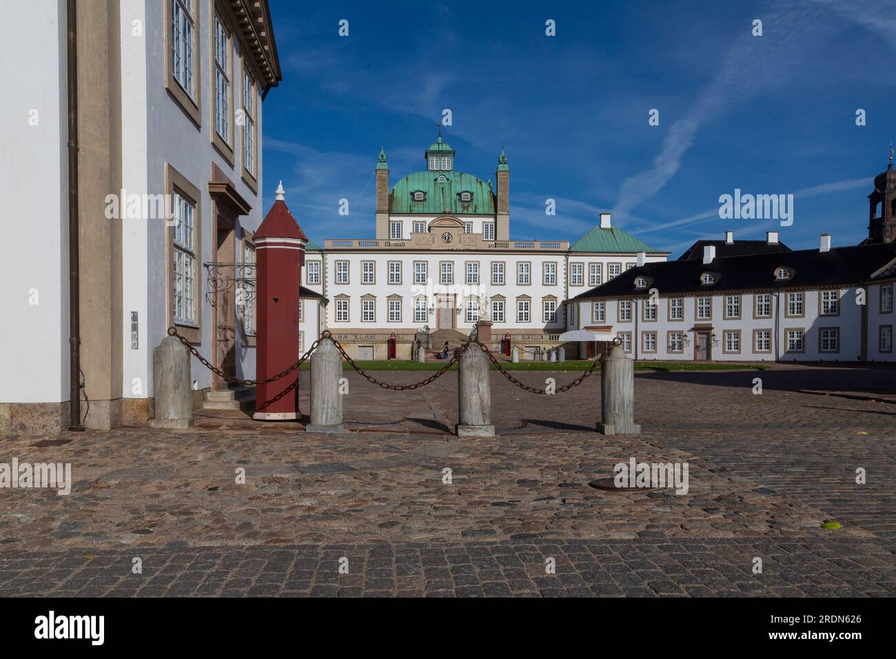 The construction of "Fredensborg Castle" was begun in 1719. After its ...