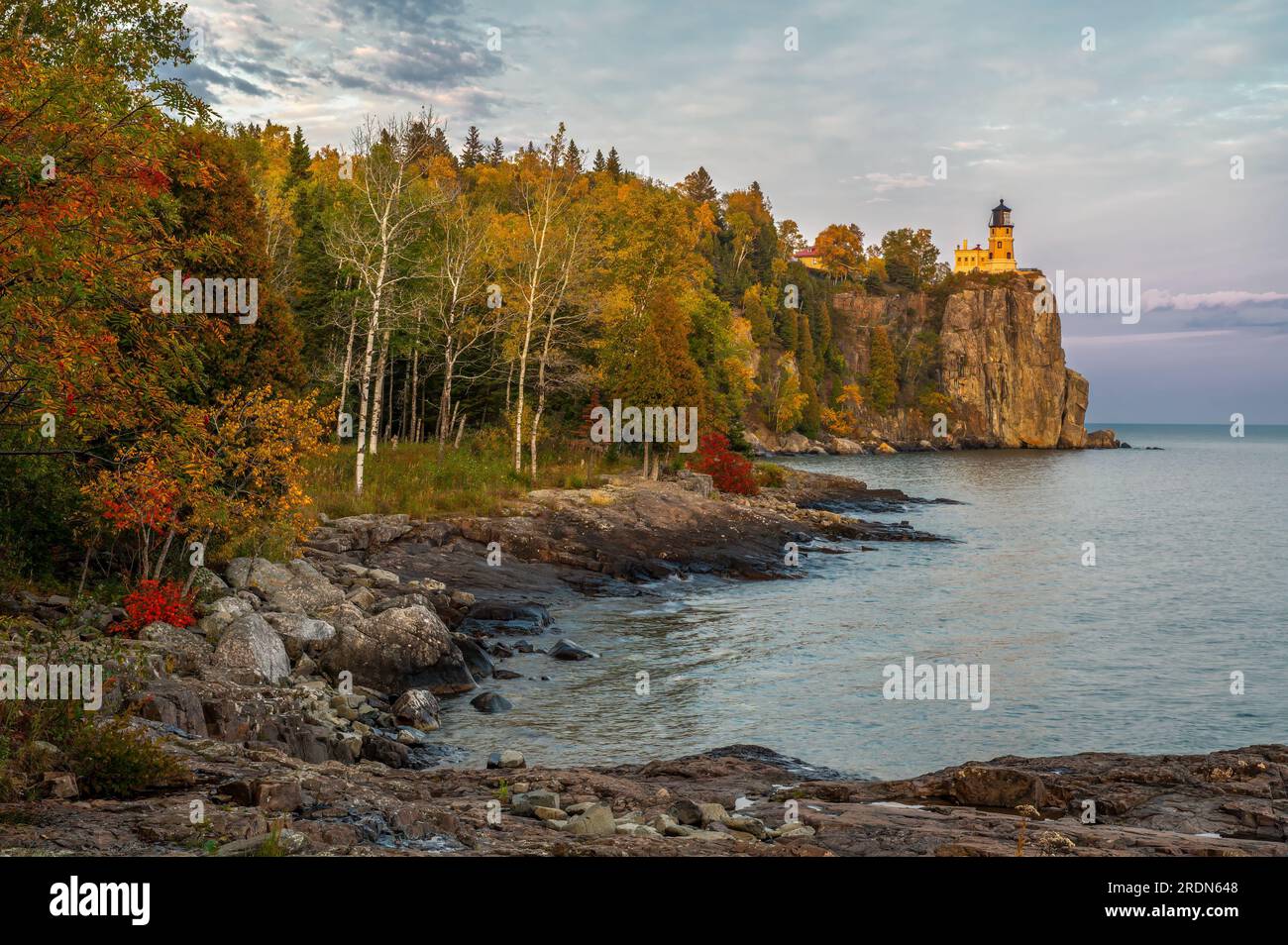 The beautiful and historic Split Rock Lighthouse along the north shore ...