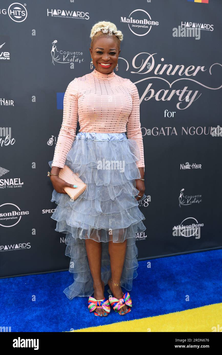 Los Angeles, California, USA. 21st July, 2023. Nigerian singer Abiodun ...