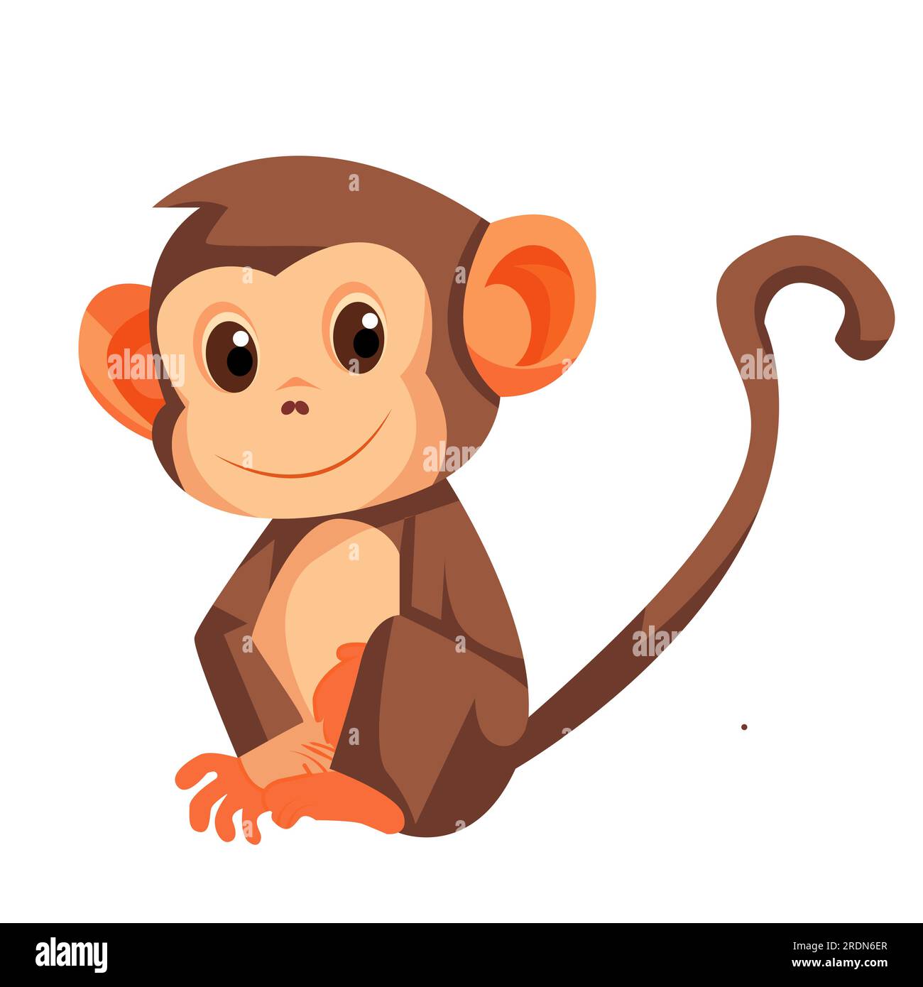 Cute Little Monkey Cartoon