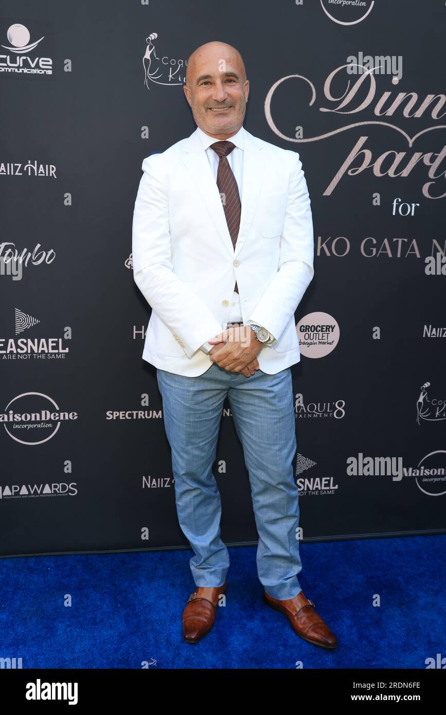 Los Angeles, California, USA. 21st July, 2023. Consul Jordan Garcia of ...