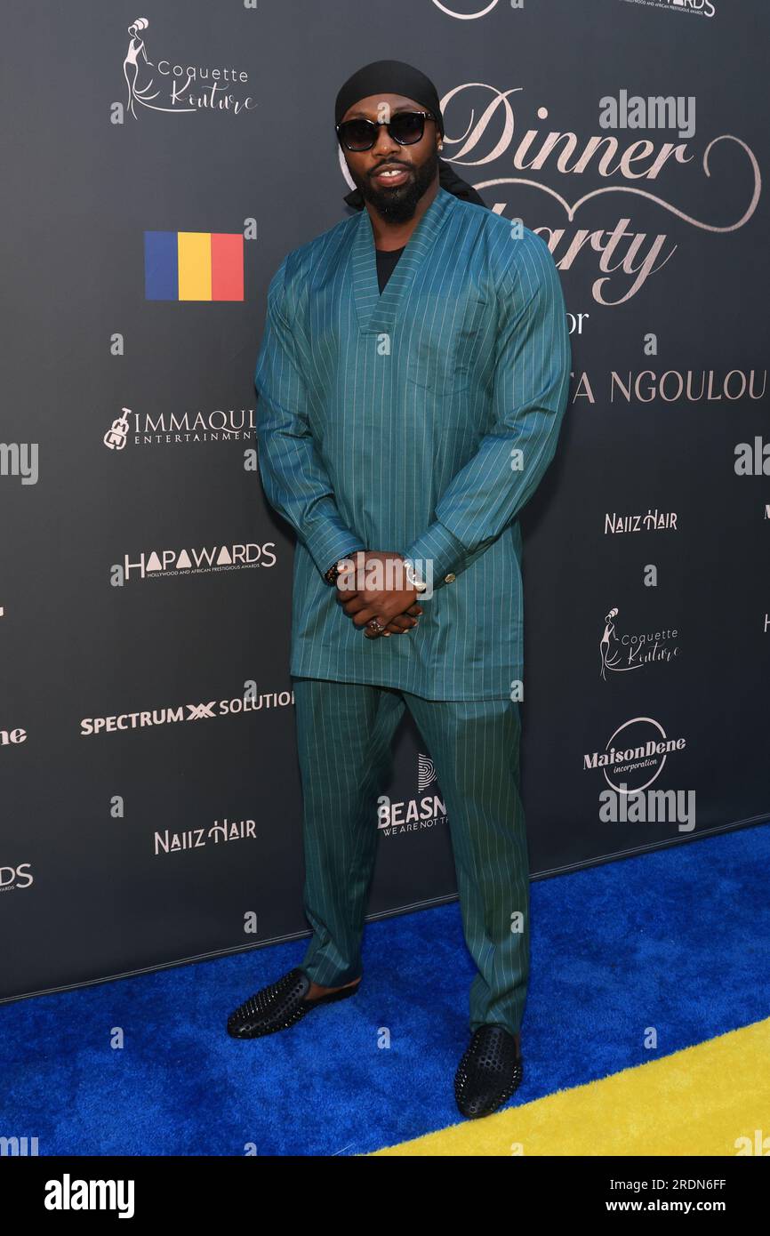 Los Angeles, California, USA. 21st July, 2023. Singer Ash Hamman ...