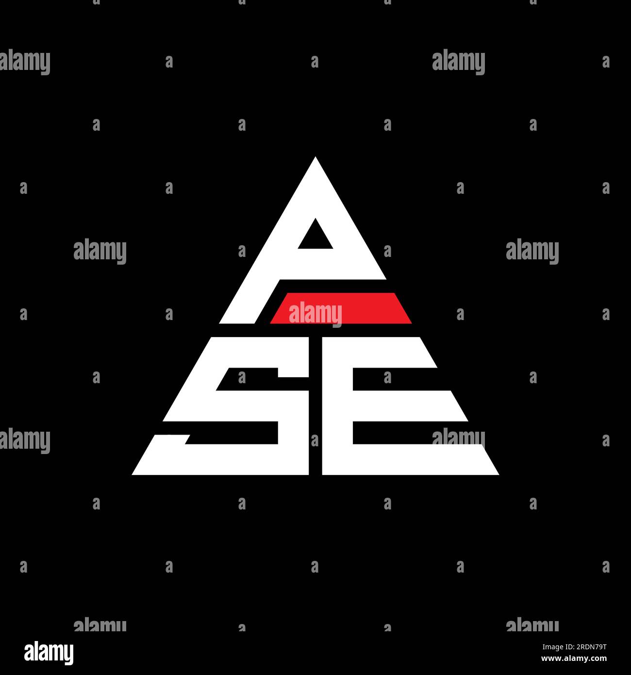 PSE triangle letter logo design with triangle shape. PSE triangle logo ...