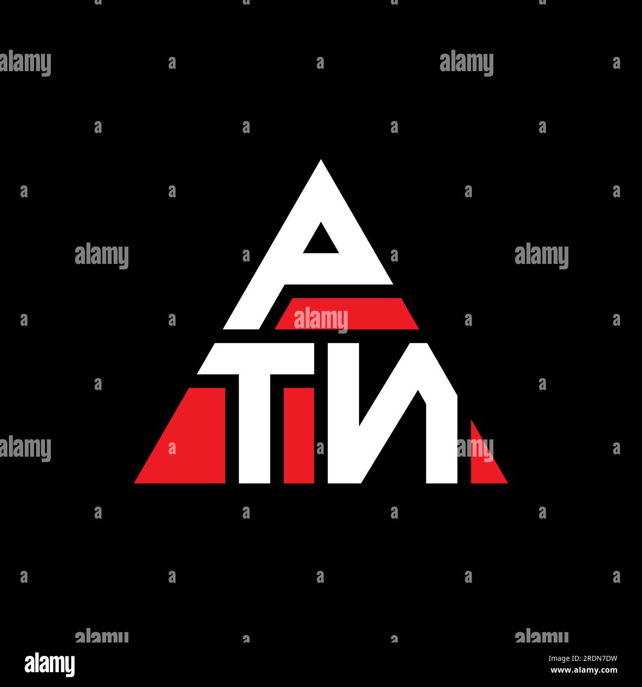 Ptn Triangle Letter Logo Design With Triangle Shape Ptn Triangle Logo Design Monogram Ptn