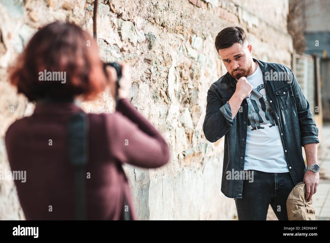 Young photographer posing for photo hi-res stock photography and images ...