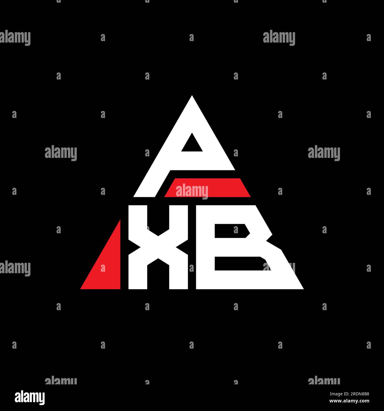 PXB triangle letter logo design with triangle shape. PXB triangle logo design monogram. PXB ...