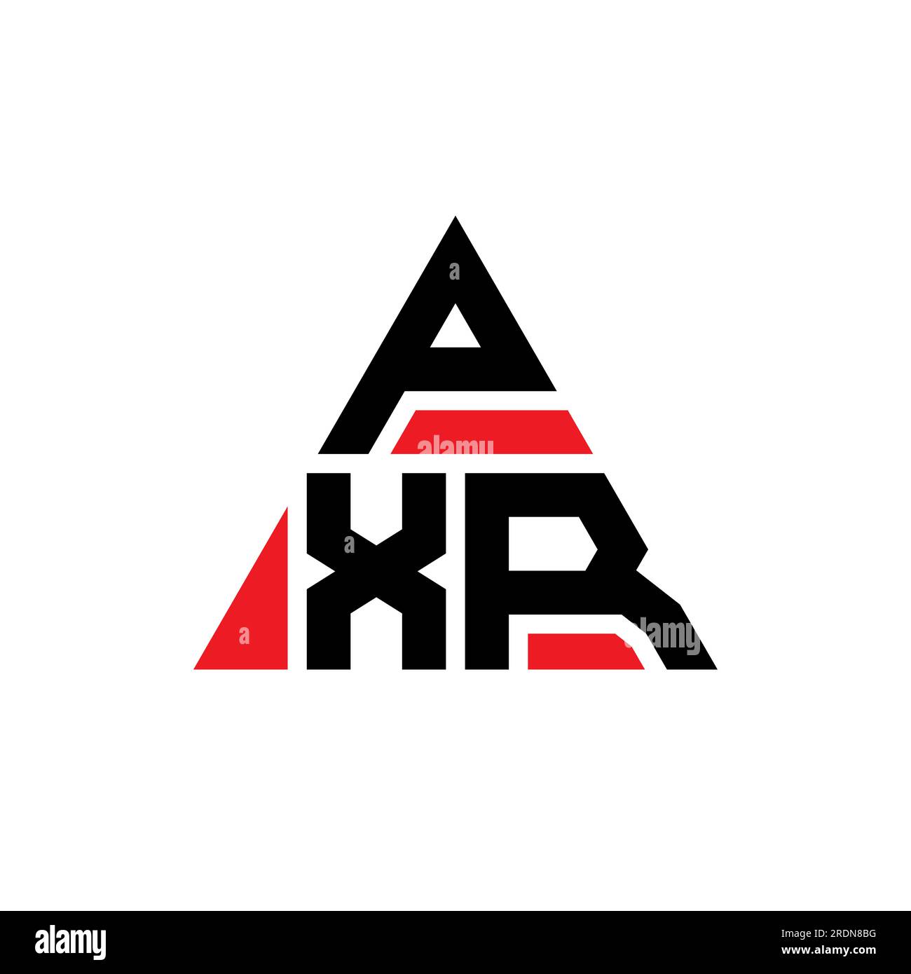 PXR triangle letter logo design with triangle shape. PXR triangle logo ...