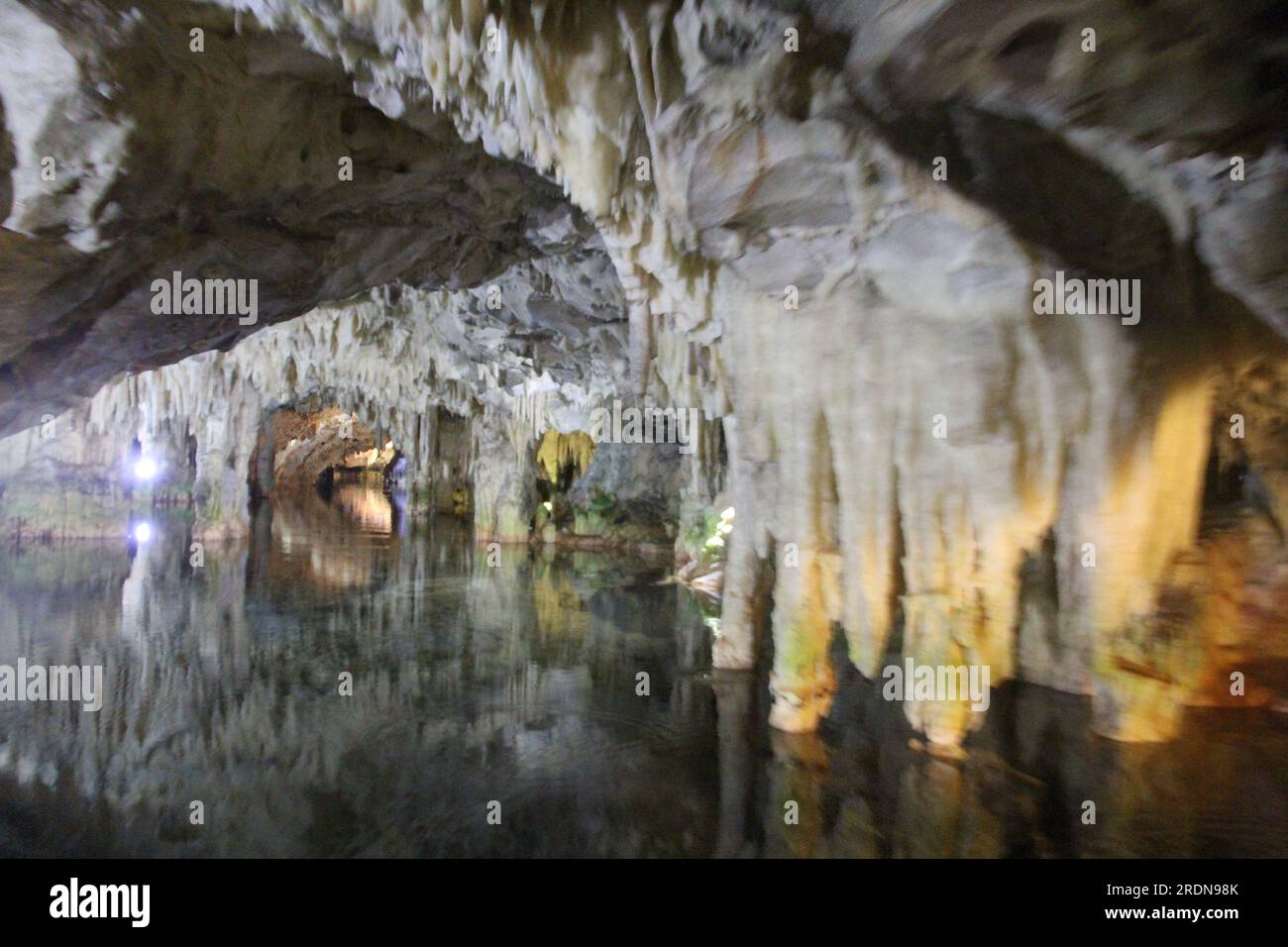 Caves of Diros in province of Mani Stock Photo - Alamy