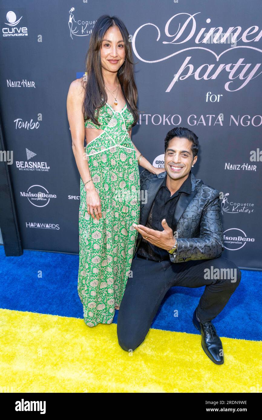Los Angeles, USA. 21st July, 2023. Musical Artist Anthony Bless with ...