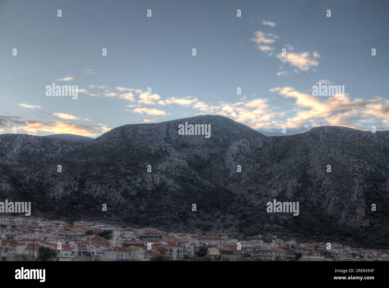 Beach side town of Monemvasia, Greece Stock Photo - Alamy