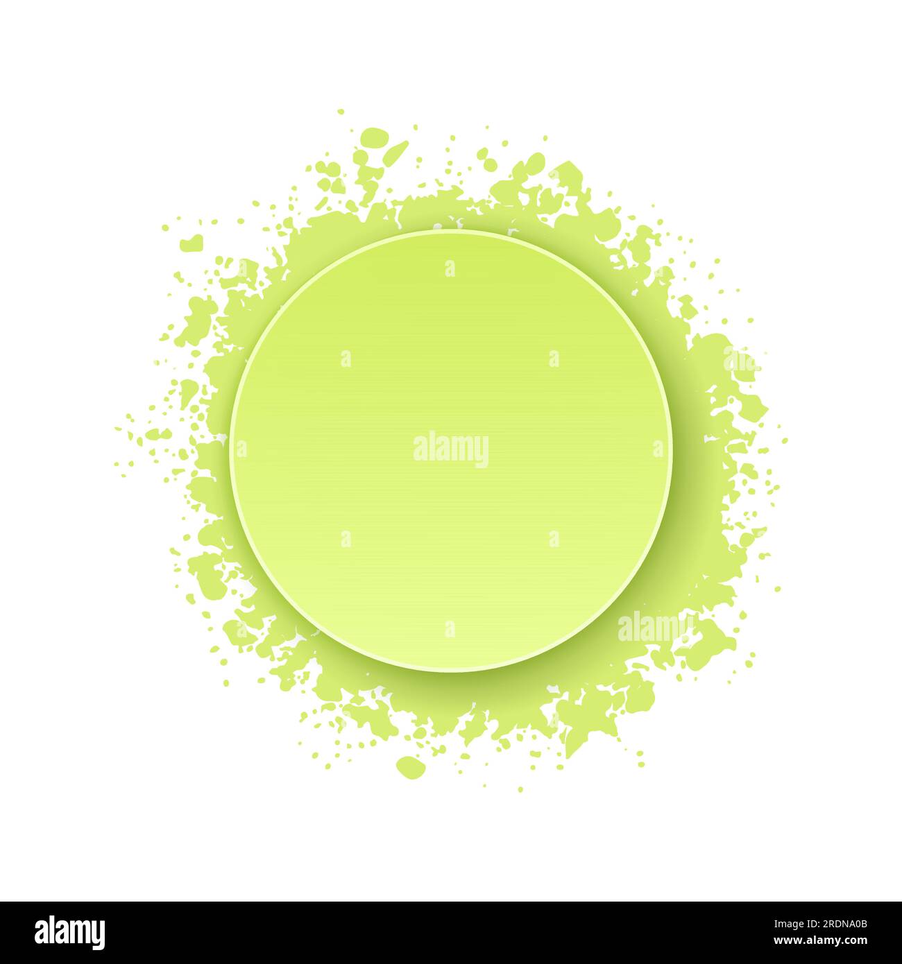 Abstract yellow ink splash banner. White backdrop Stock Vector Image ...