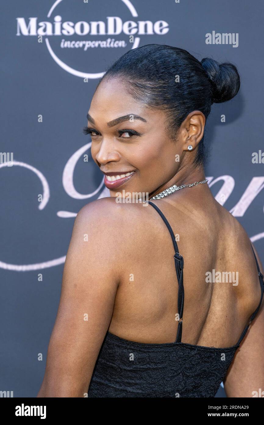 Los Angeles, USA. 21st July, 2023. Model and actress Nadeen Lightboy attends Black-Tie Dinner ...