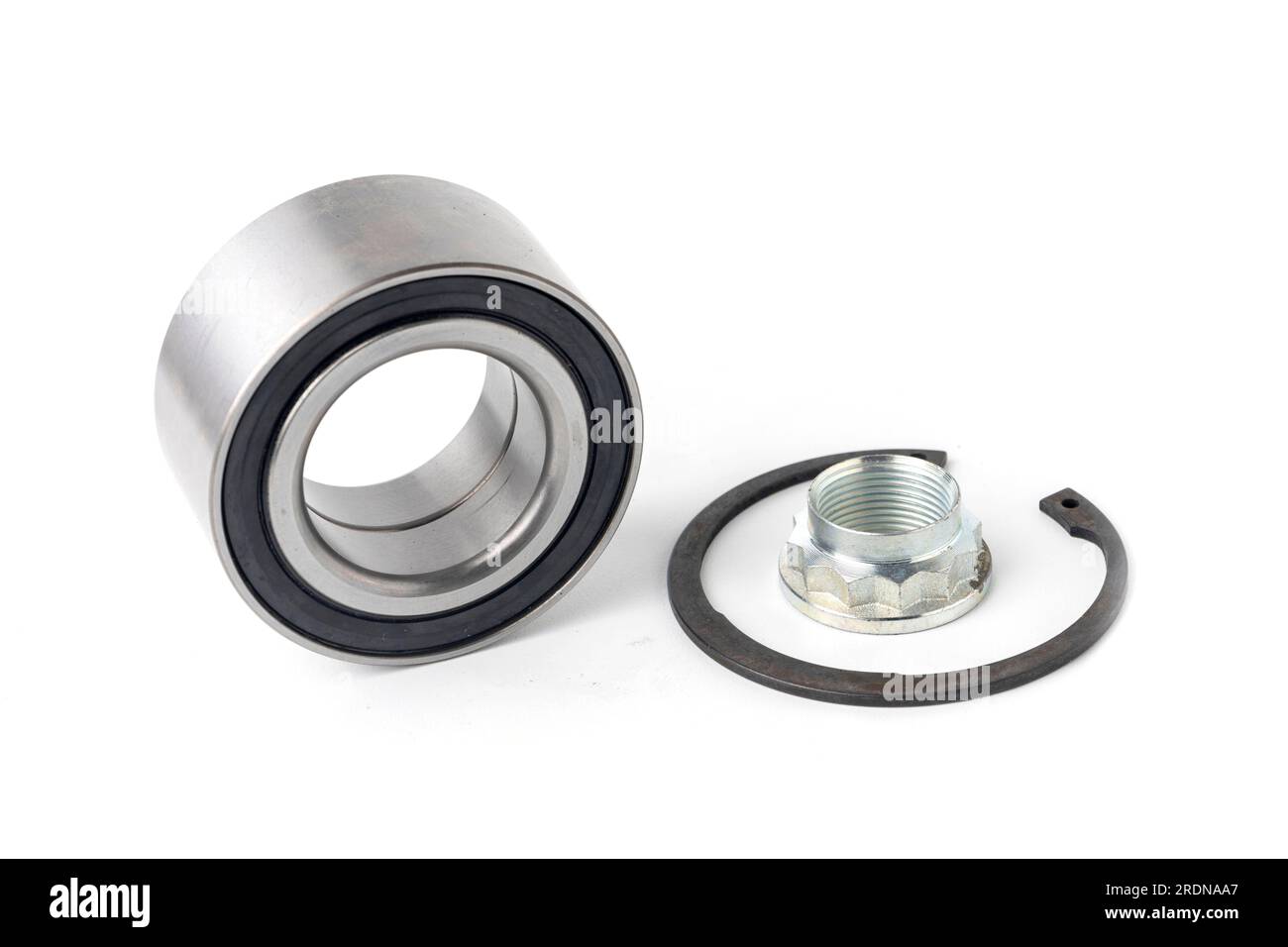 car wheel hub bearing on white Stock Photo - Alamy