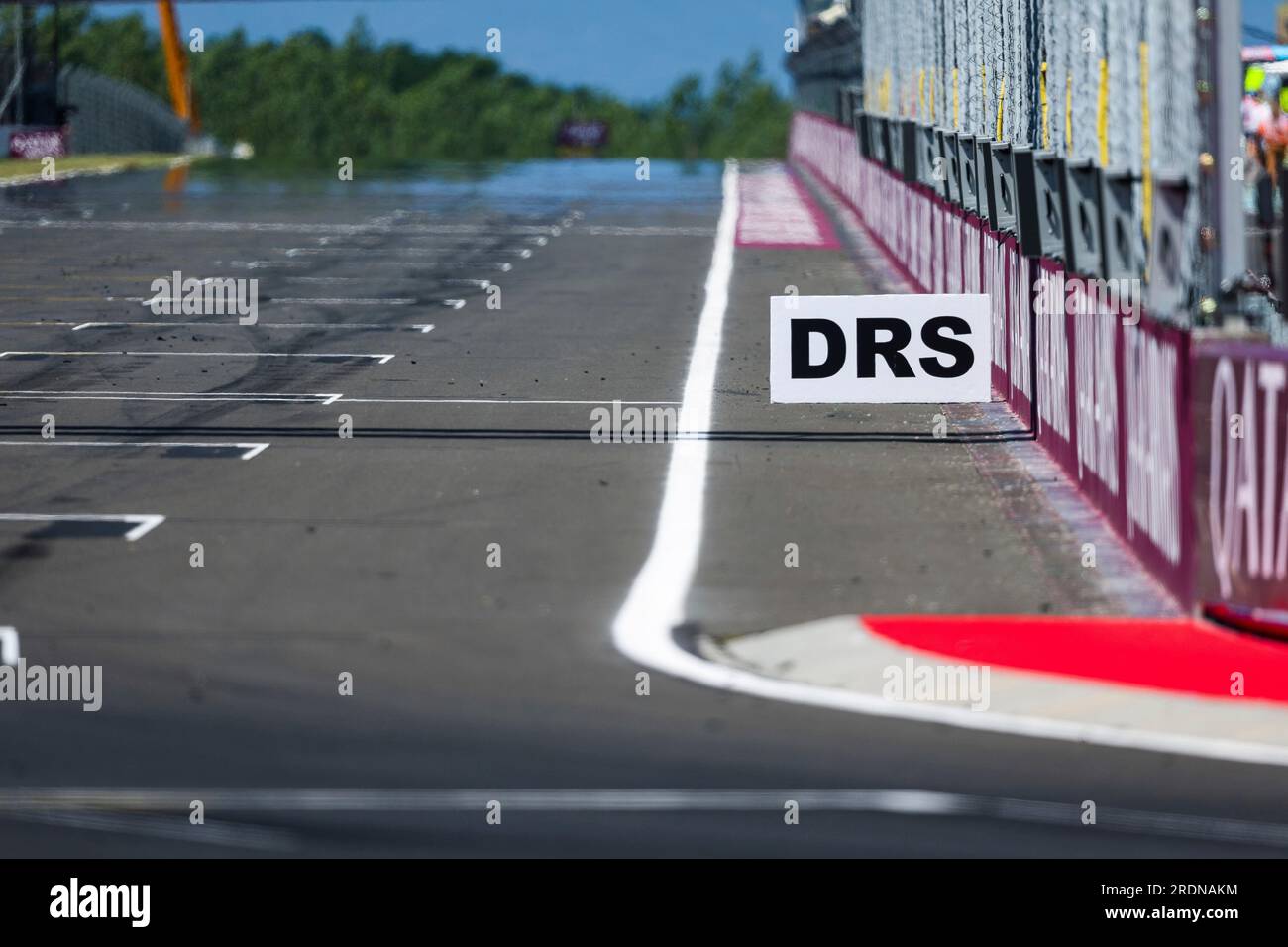 Budapest, Hungary. 22nd July, 2023. DRS Zone, F1 Grand Prix of Hungary ...