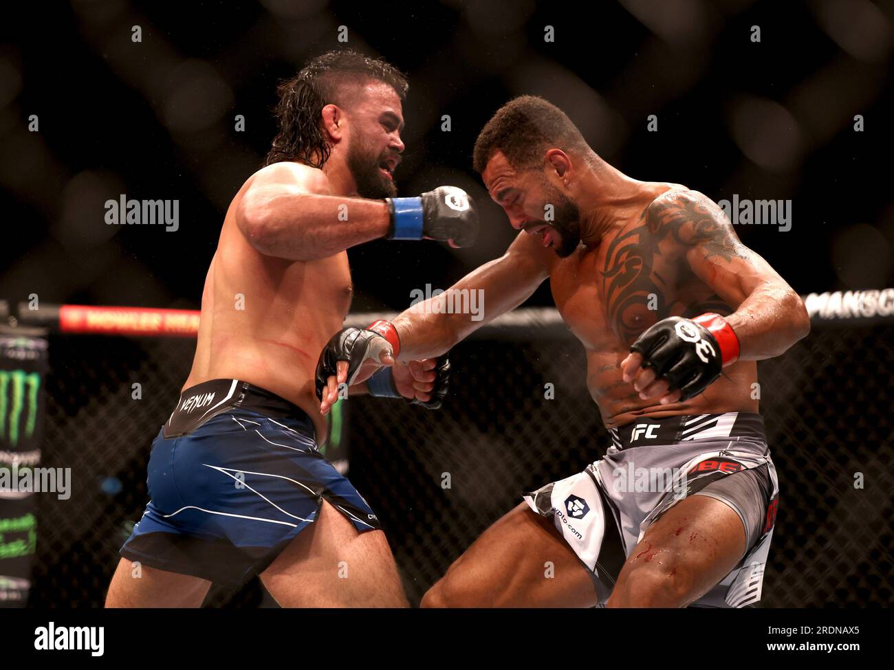 Jonny Parsons (left) and Danny Roberts in action during their ...