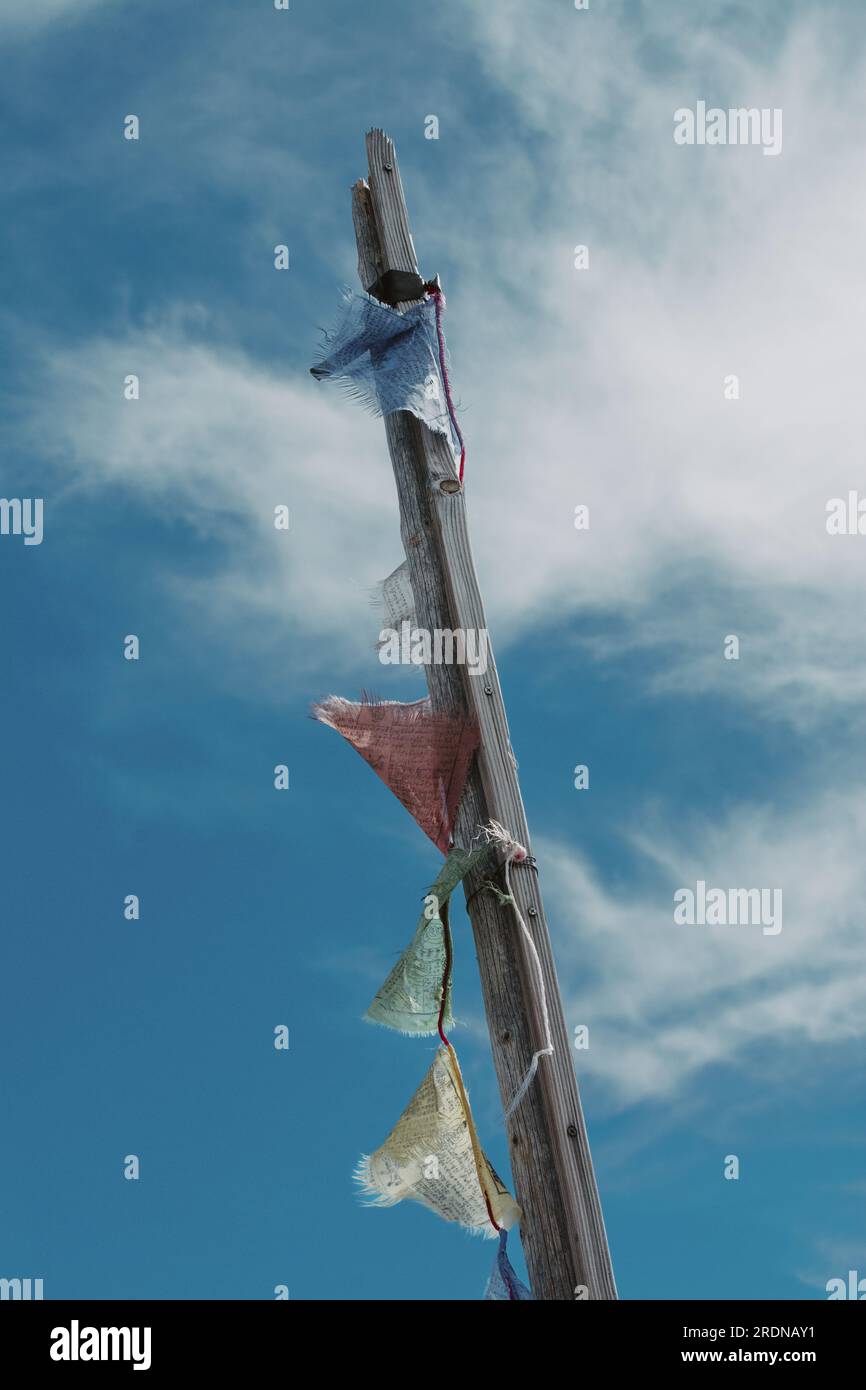 Flags on post hi-res stock photography and images - Alamy