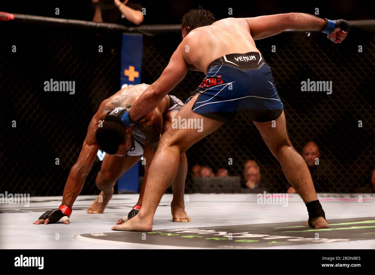 Jonny Parsons (right) and Danny Roberts in action during their ...