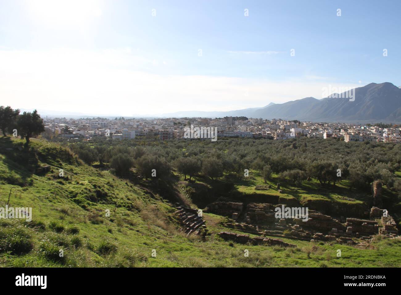 Ruins of Ancient Sparta in Greece Stock Photo - Alamy