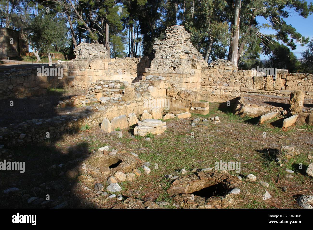 Ruins of Ancient Sparta in Greece Stock Photo - Alamy