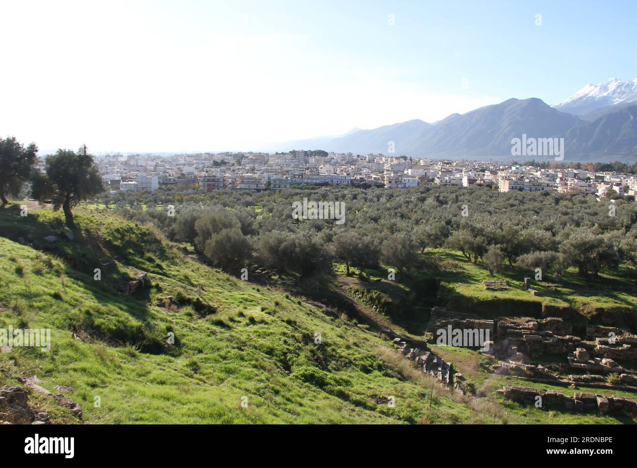 Ruins of Ancient Sparta in Greece Stock Photo - Alamy