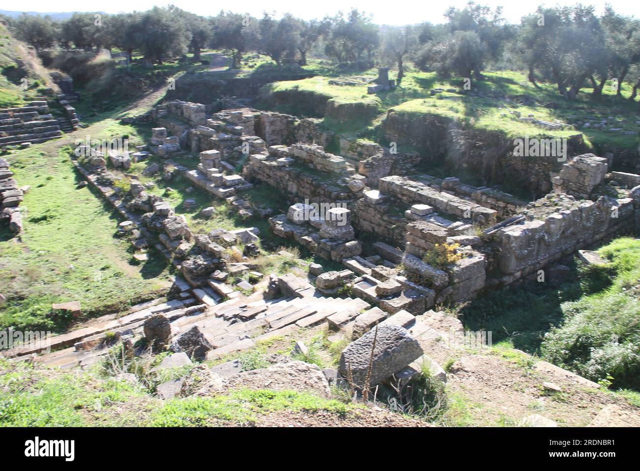 Ruins of Ancient Sparta in Greece Stock Photo - Alamy
