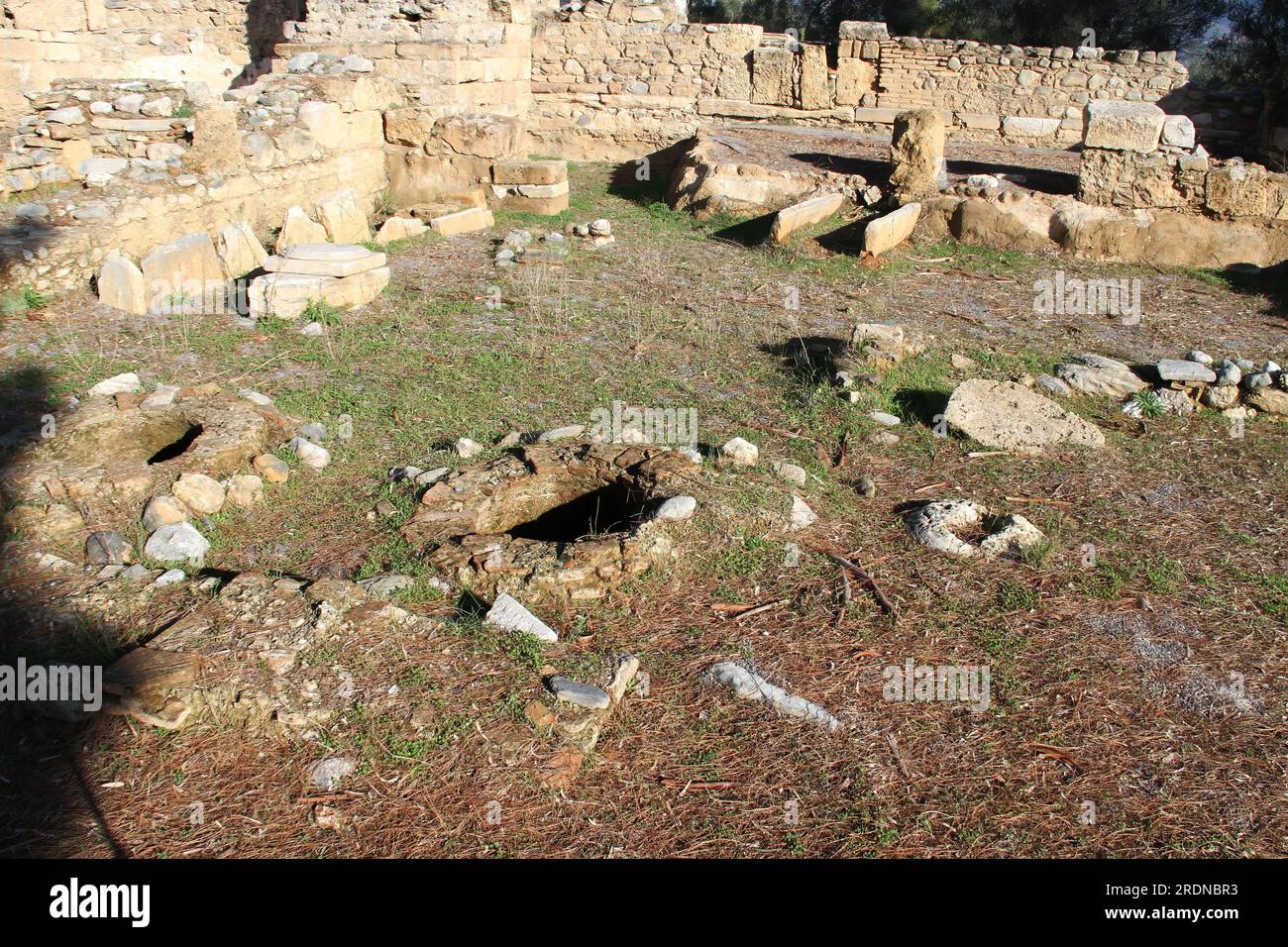 Ruins of Ancient Sparta in Greece Stock Photo - Alamy