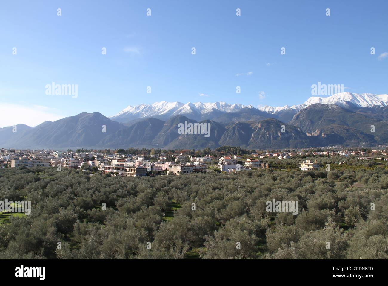 Ruins of Ancient Sparta in Greece Stock Photo - Alamy