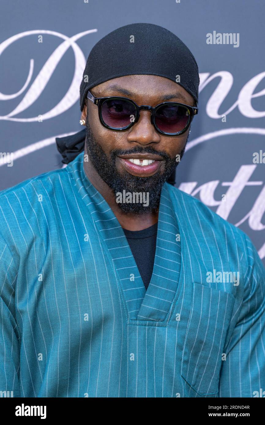Los Angeles, USA. 21st July, 2023. Afro RandB Singer Ash Hamman attends ...