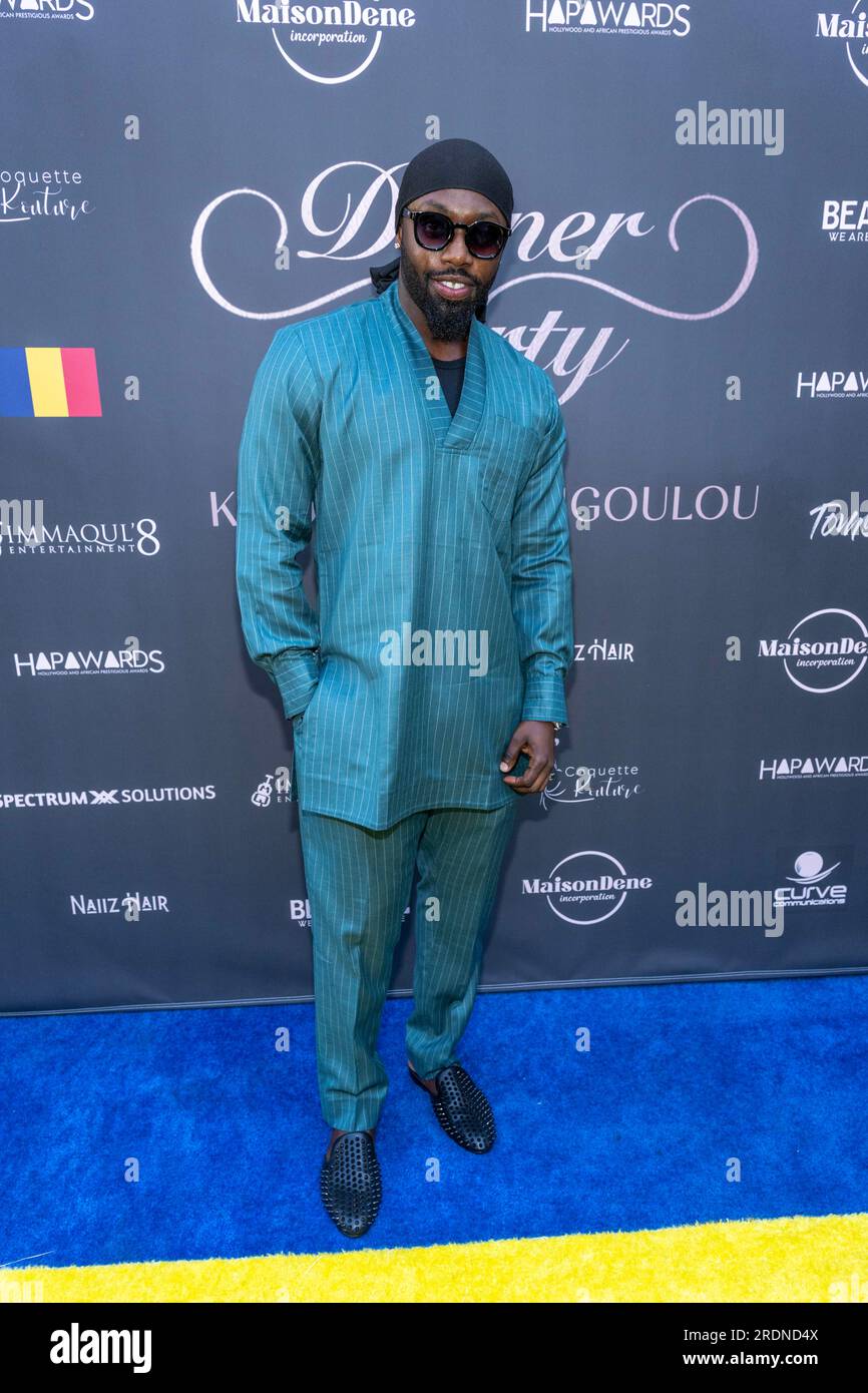Los Angeles, USA. 21st July, 2023. Afro RandB Singer Ash Hamman attends ...