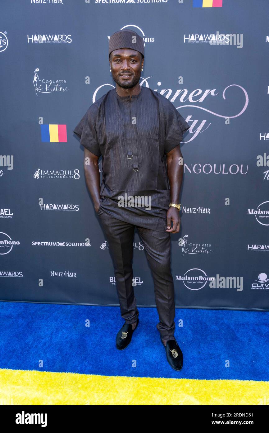 Los Angeles, USA. 21st July, 2023. Actor Zimzon Zion Lelo attends Black ...