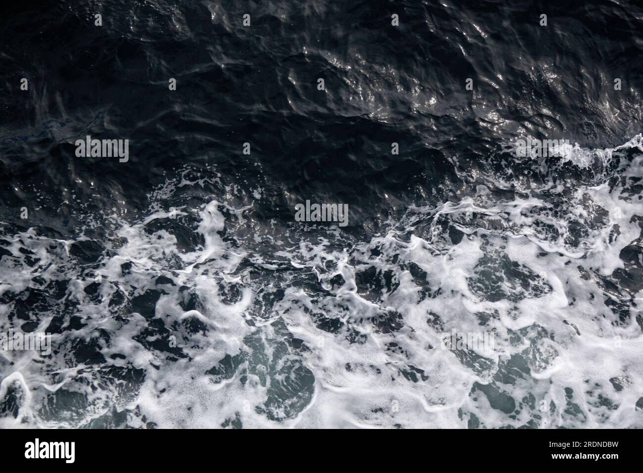 Full frame of blue ocean waves Stock Photo - Alamy