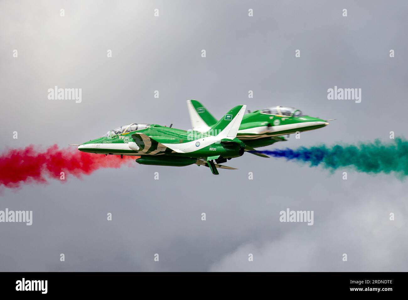 The Royal Saudi Air Force Falcons at the Royal International Air Tattoo ...