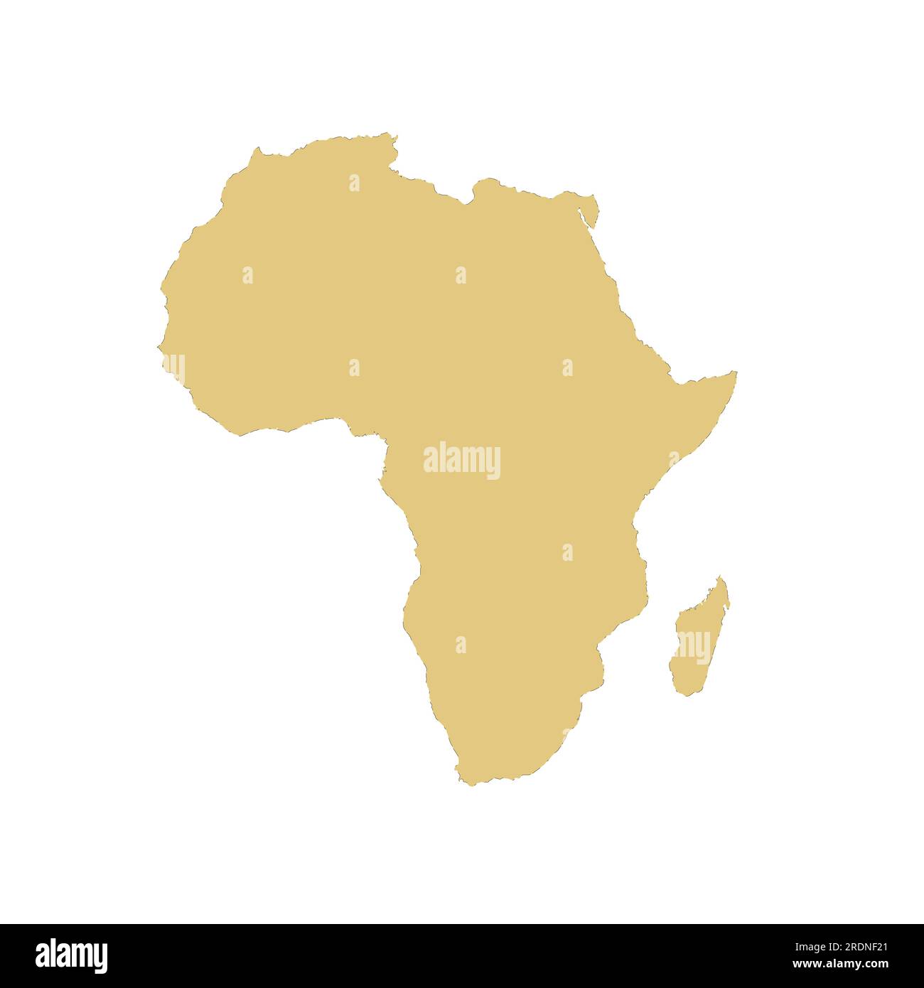 Map of Africa, sign silhouette. World Map Globe. Vector Illustration ...