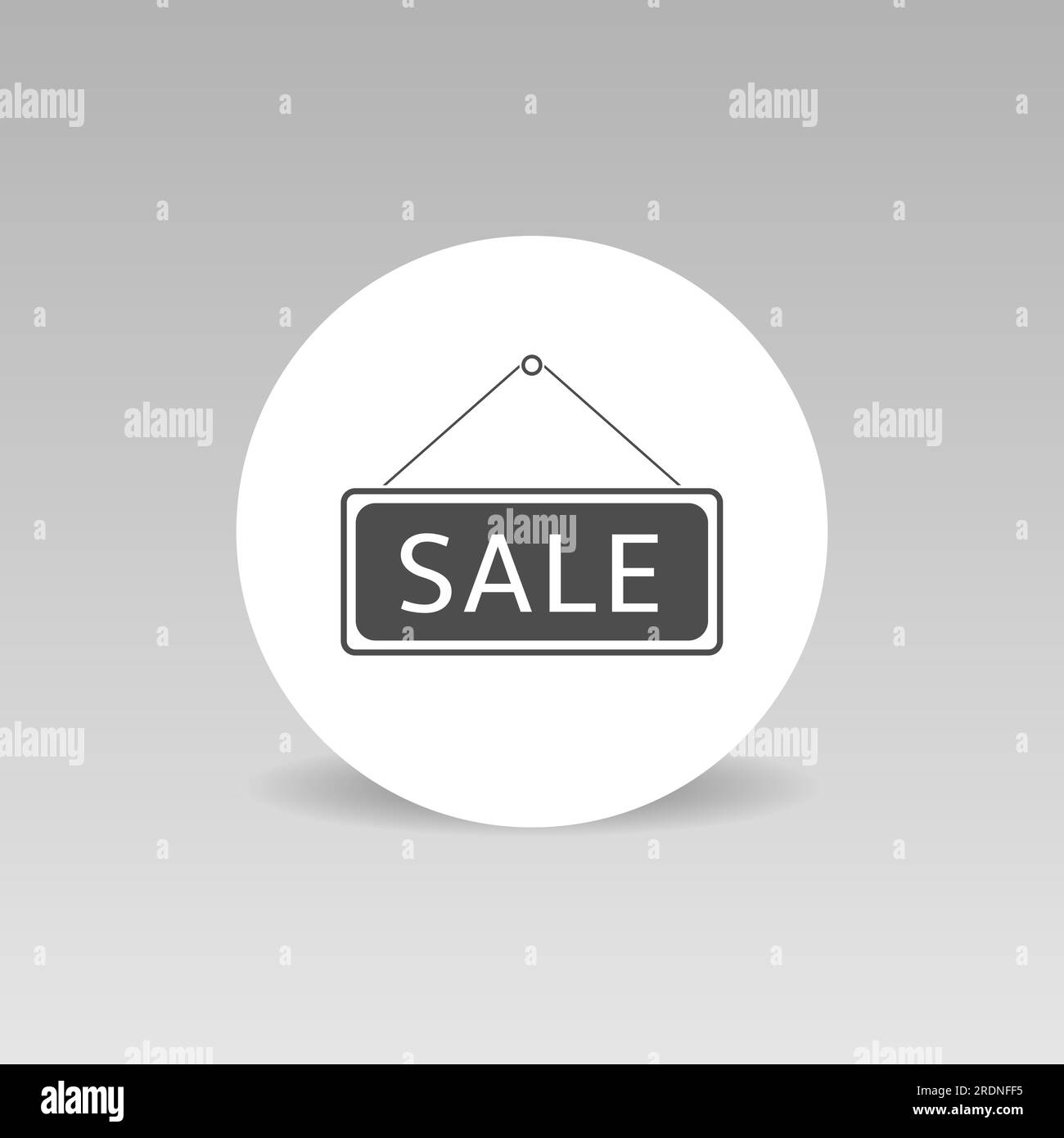 Sale Hanging sign. Clearance concept, Vector illustration Stock Vector ...