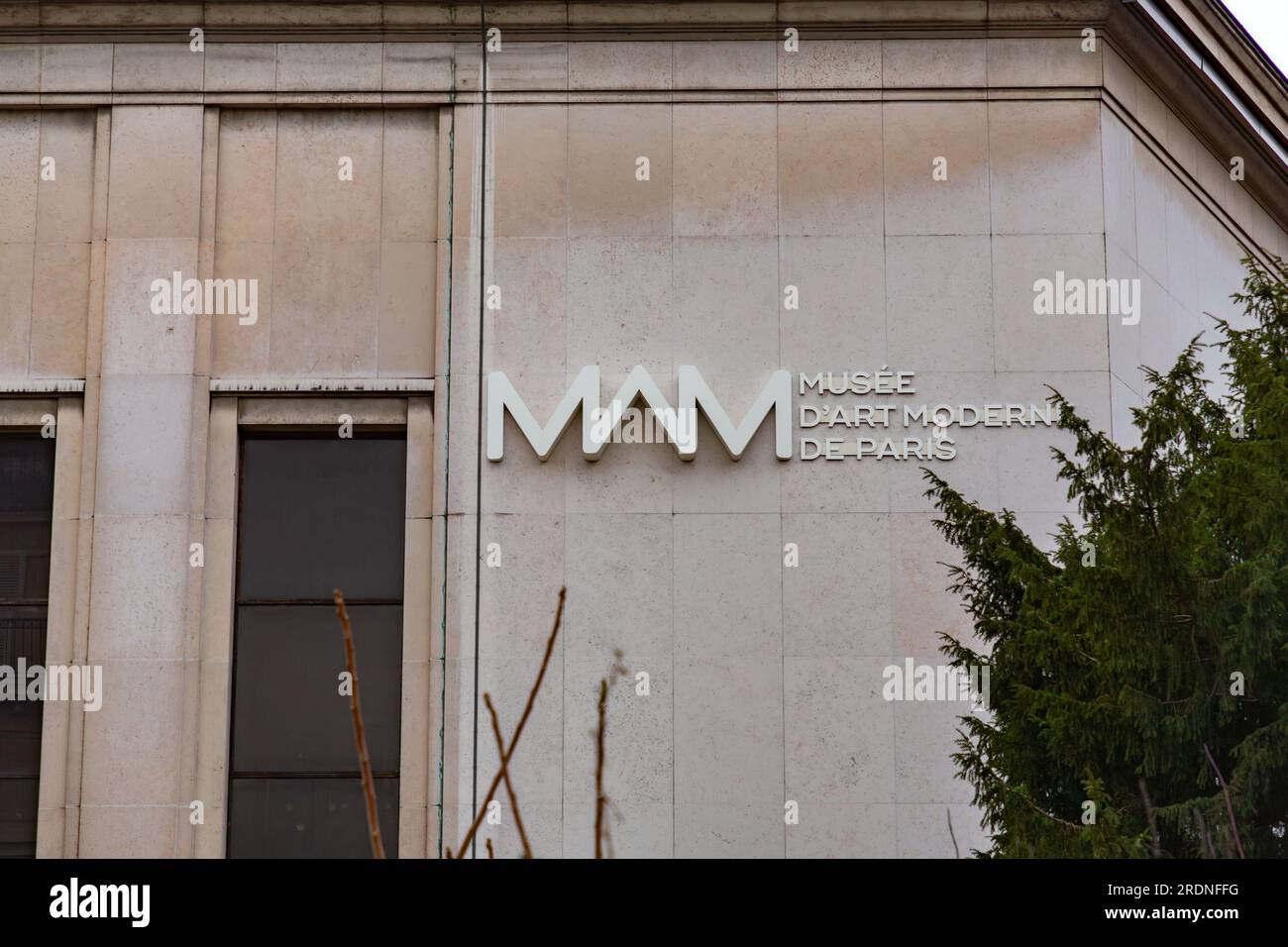 Paris, France - January 20, 2022: Musée d'Art Moderne de Paris or MAM ...