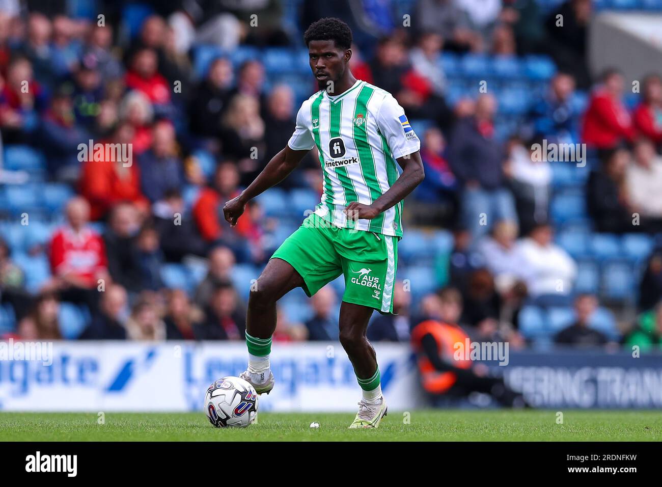 Paul Akouokou #4 of Betis during the Pre-season friendly match Real ...