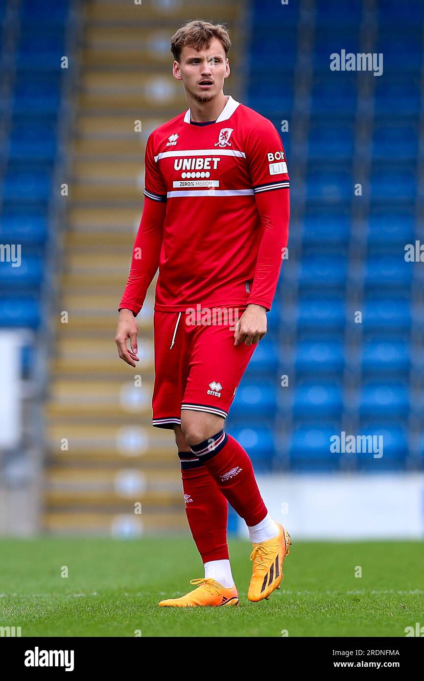 Rav van den Berg #5 of Middlesbrough during the Pre-season friendly ...