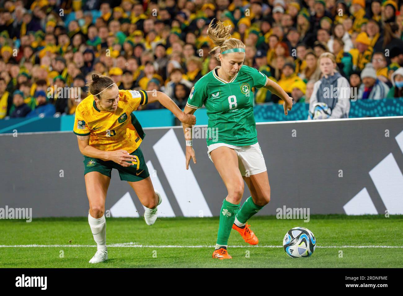 Ruesha Littlejohn in action during the FIFA Women's World Cup Australia ...
