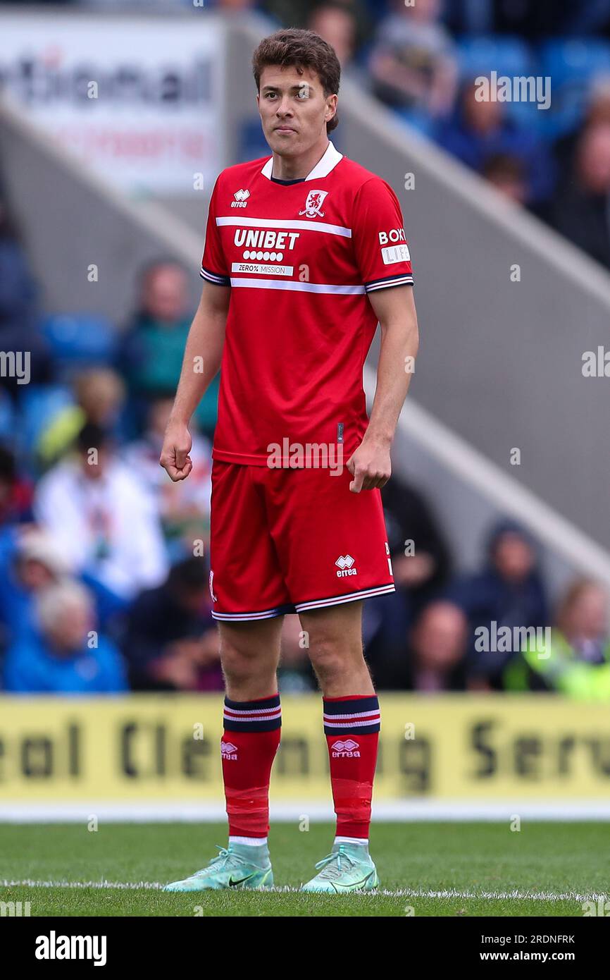 Matthew Hoppe #13 of Middlesbrough during the Pre-season friendly match ...