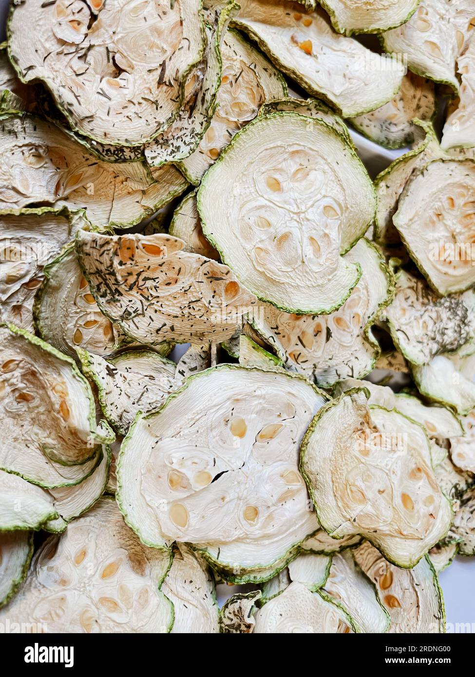 Dried zucchini, a vegetable from the home garden Stock Photo - Alamy