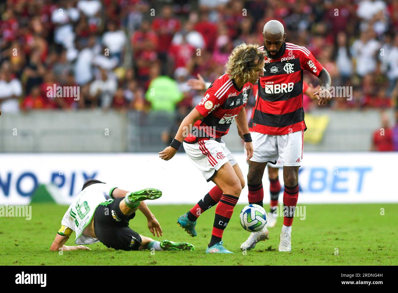 Rio De Janeiro, Brazil. 22nd July, 2023. MG held at the Maracanã ...