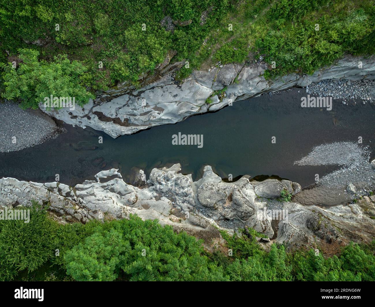 Aerial view amazing mountain river hi-res stock photography and images ...