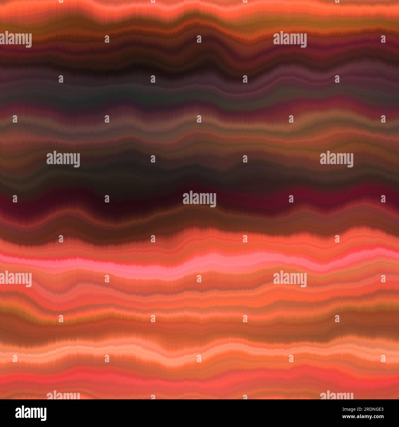 Vibrant tie dye wash stripe wave seamless pattern. Blurry fashion ...