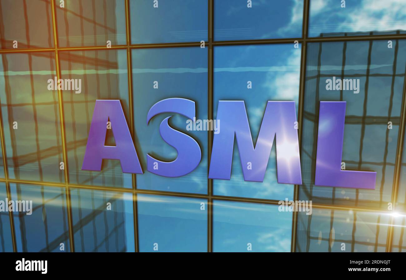 Veldhoven, Netherlands, July 20, 2023: ASML Holding corporation ...