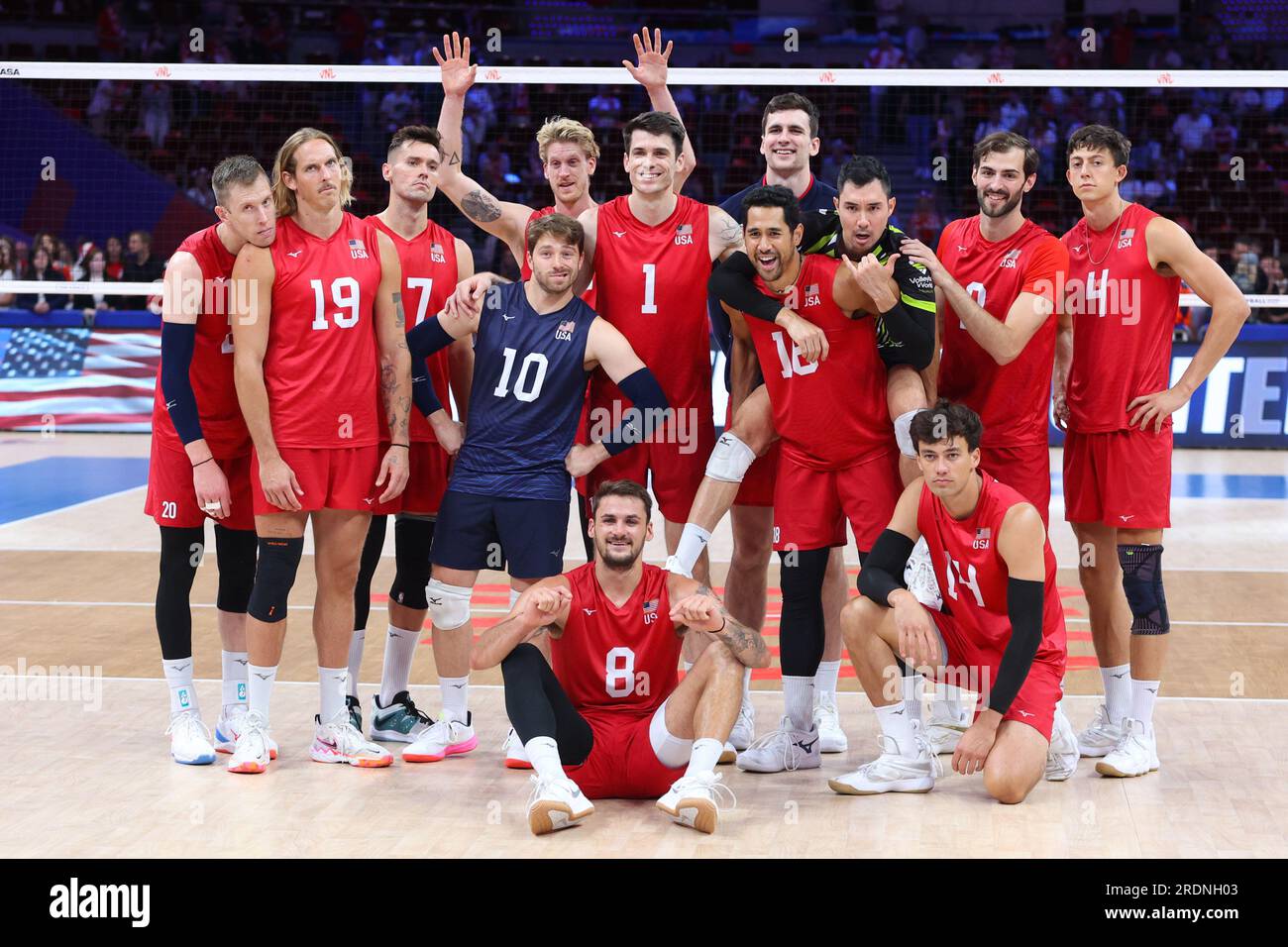 July 22, 2023: GDANSK 22.07.2023.SIATKOWKA MEZCZYZN LIGA NARODOW 2023 ...