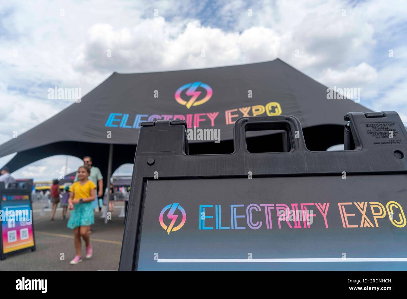 Washington, United States. 22nd July, 2023. People attend Electrify ...