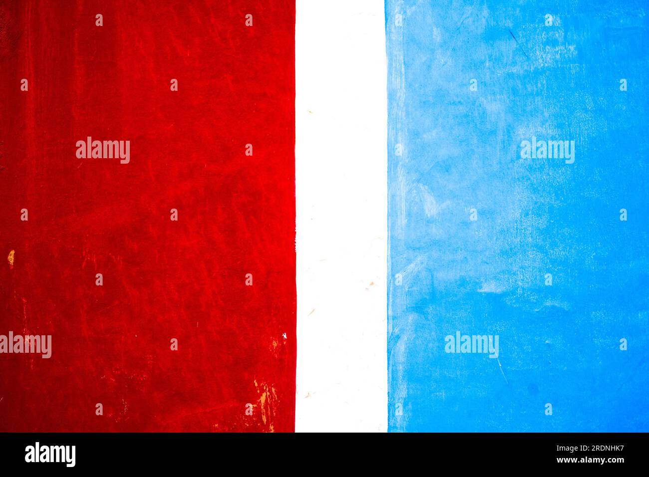 Vibrant vivid saturated color bands: blue, white and red Stock Photo ...