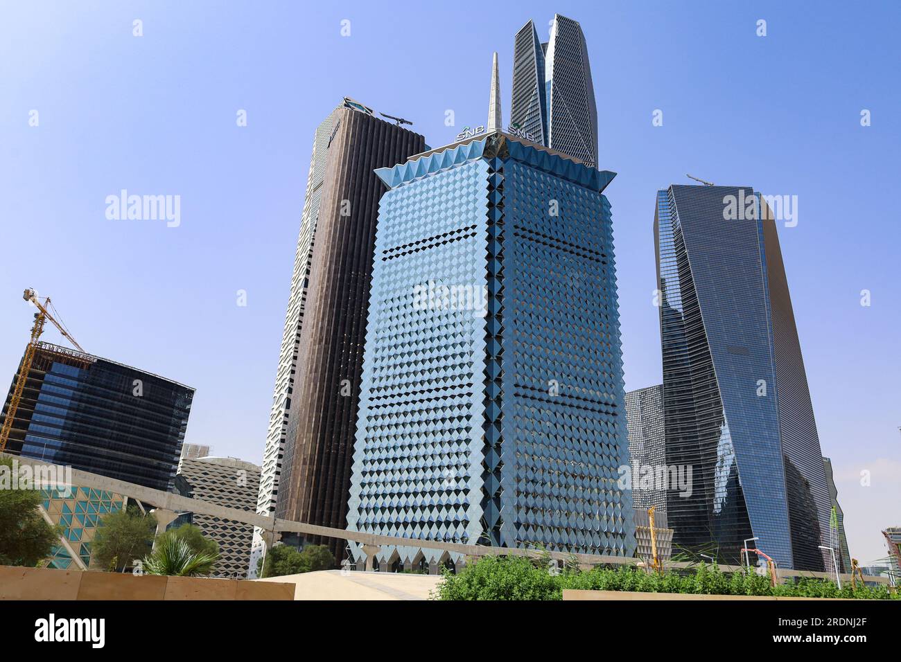Riyadh, Saudi Arabia - Mar 11 2023,King Abdullah Financial District ...